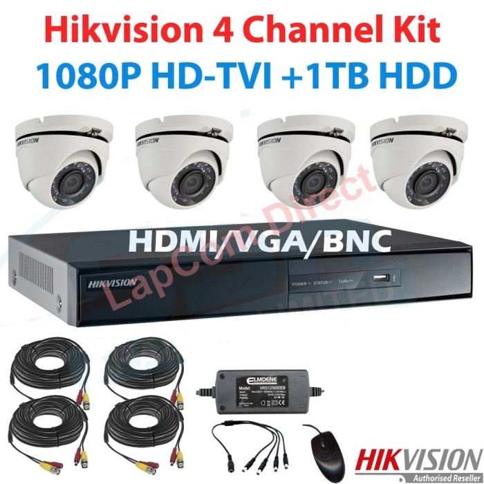 Hikvision 4 Channel Kit